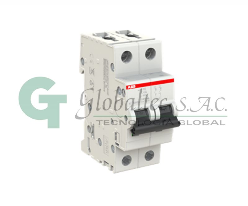 INTERRUPTOR TERMOMAGNETICO 2X4A 10KA/440VAC S202-K4 - [2CDS252001R0337] - ABB