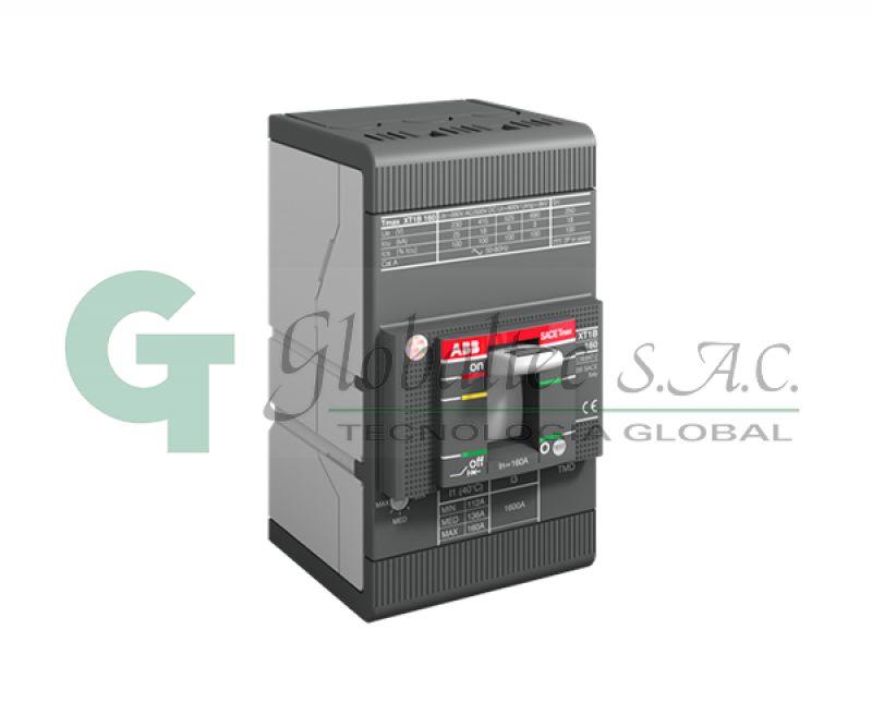 INTERRUPTOR TERMOMAGNETICO REG:70-100A 25KA/220V 18KA/380V XT1B160TMD- [1SDA066807R1] - ABB
