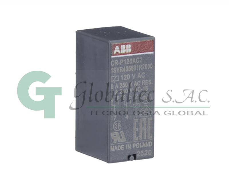 RELAY INTERFACE PLUGGABLE CR-P120AC2 1SVR405601R2000- [1SVR405601R2000] - ABB