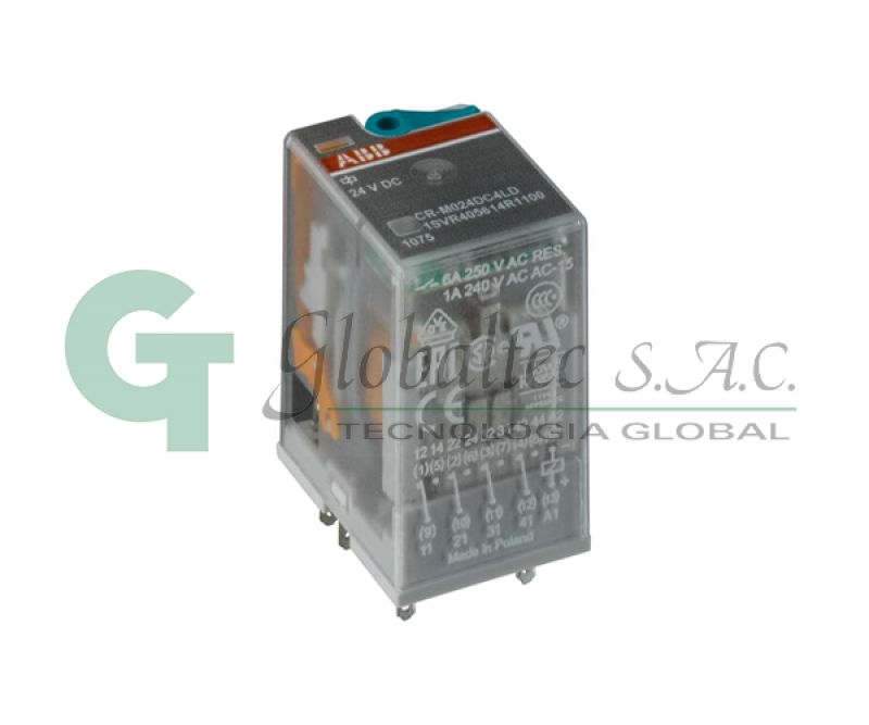 RELE INTERFACE 2C/O,A1-A2=125VDC, 250V/12A CR-M125DC2 - [1SVR405611R8200] - ABB